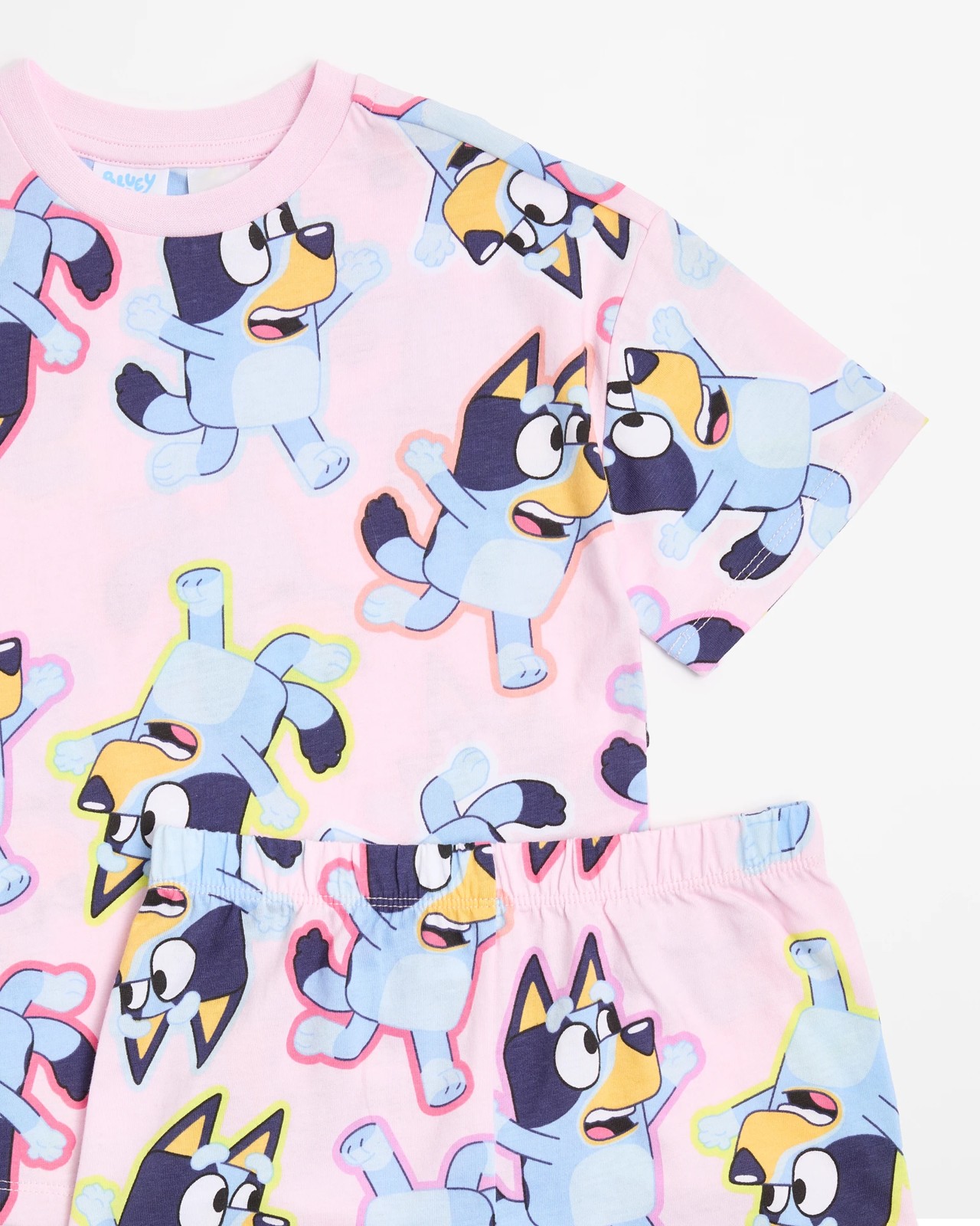 Bluey Cotton Pyjama Set - Pink | Target Australia