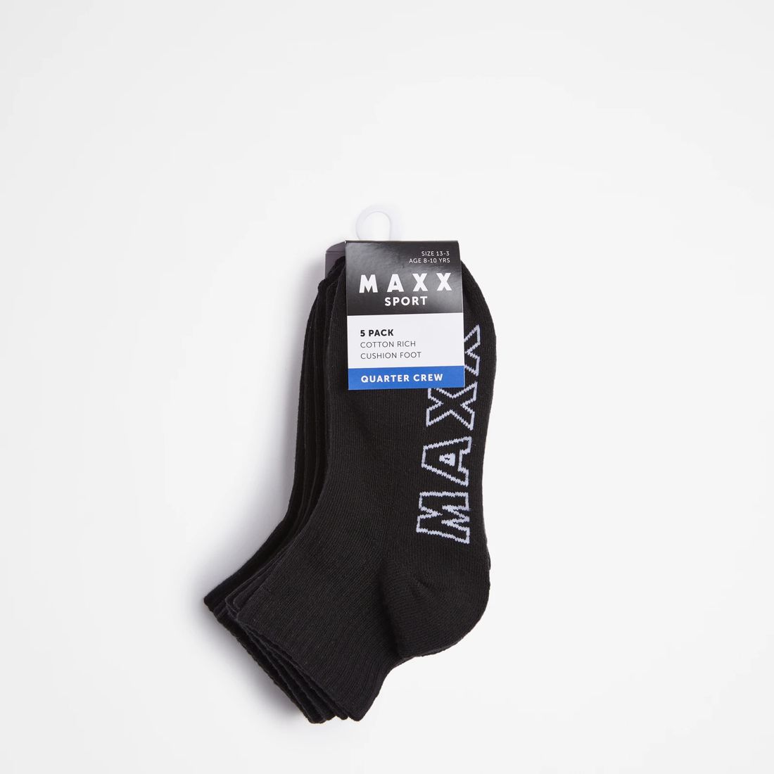 Kids Maxx Sport Quarter Crew 5 Pack Socks | Target Australia