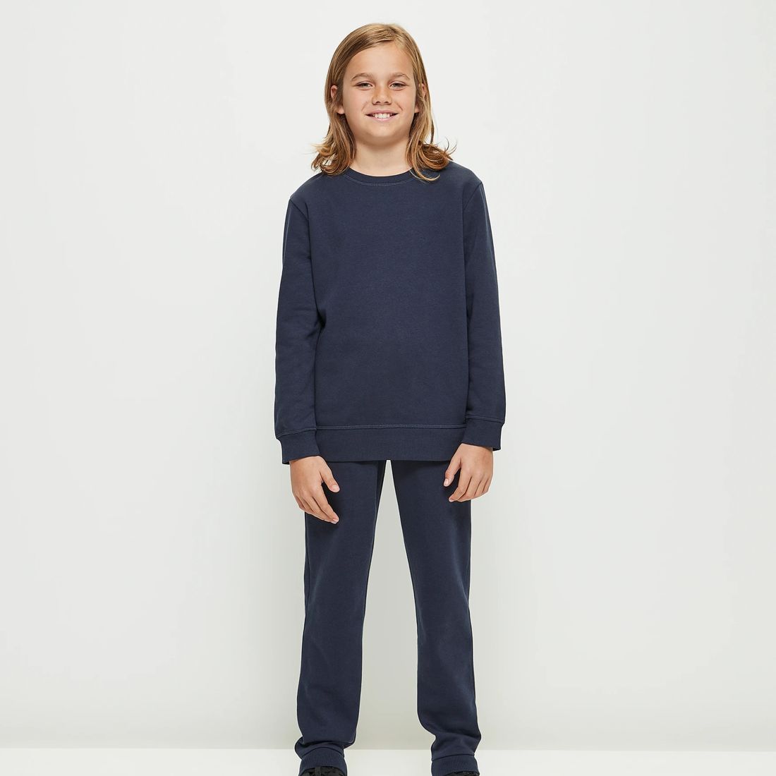 School Fleece Jumper - Navy Blue | Target Australia
