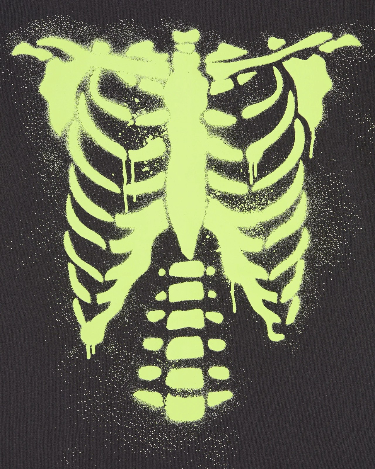 Halloween Glow In The Dark Rib Cage T-shirt | Target Australia