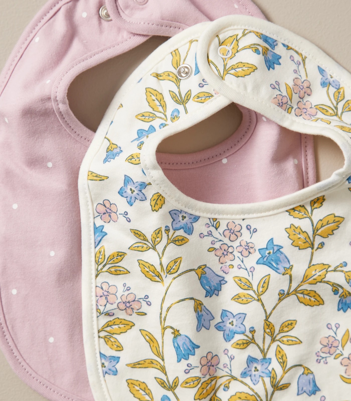 2 Pack bub. Organic Cotton Jersey Bibs | Target Australia