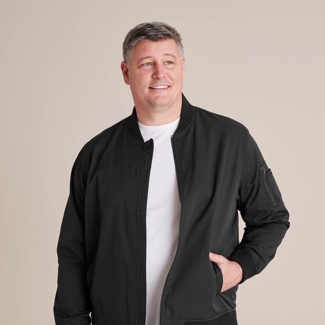 Man Plus Bomber Jacket | Target Australia