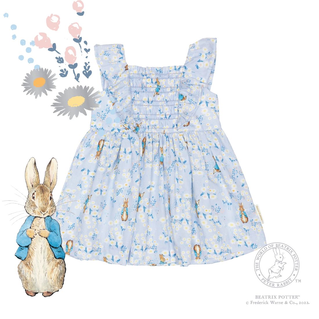 Peter Rabbit Daisy Print Dress | Target Australia