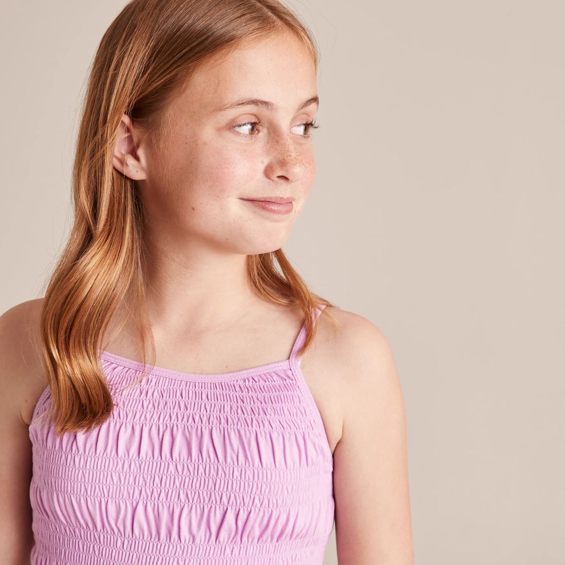 Shirred Singlet - Purple | Target Australia