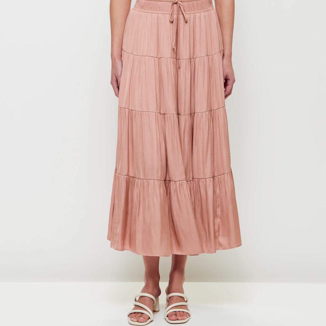 Preview Tiered Midi Skirt | Target Australia