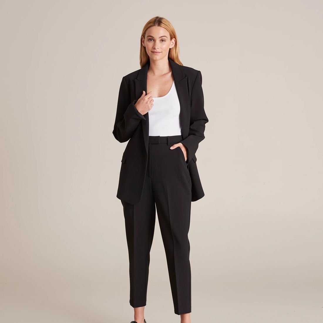Preview High Waist Slim Tapered Ankle Pants | Target Australia
