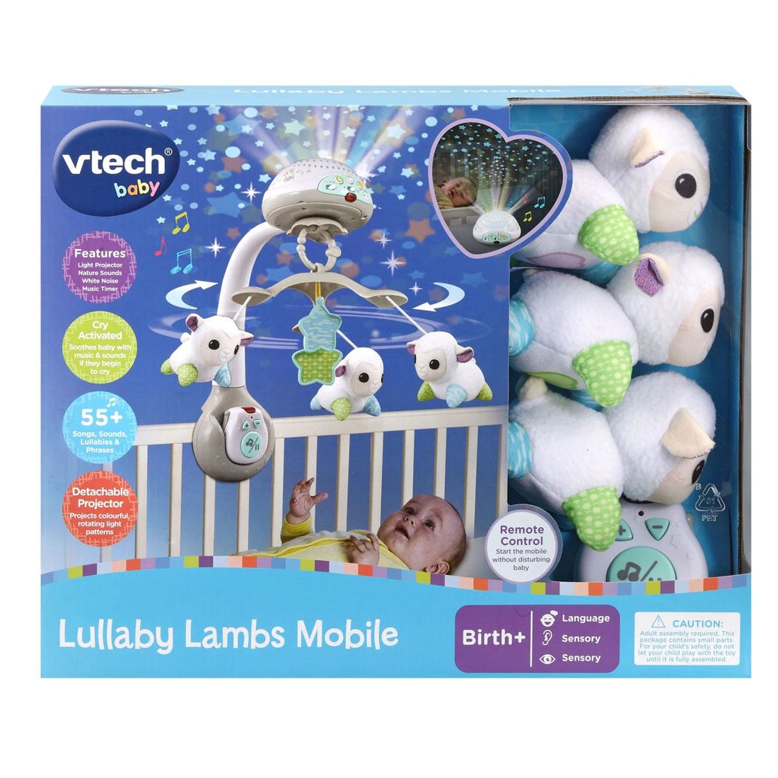 VTech Baby Lullaby Lambs Mobile | Target Australia