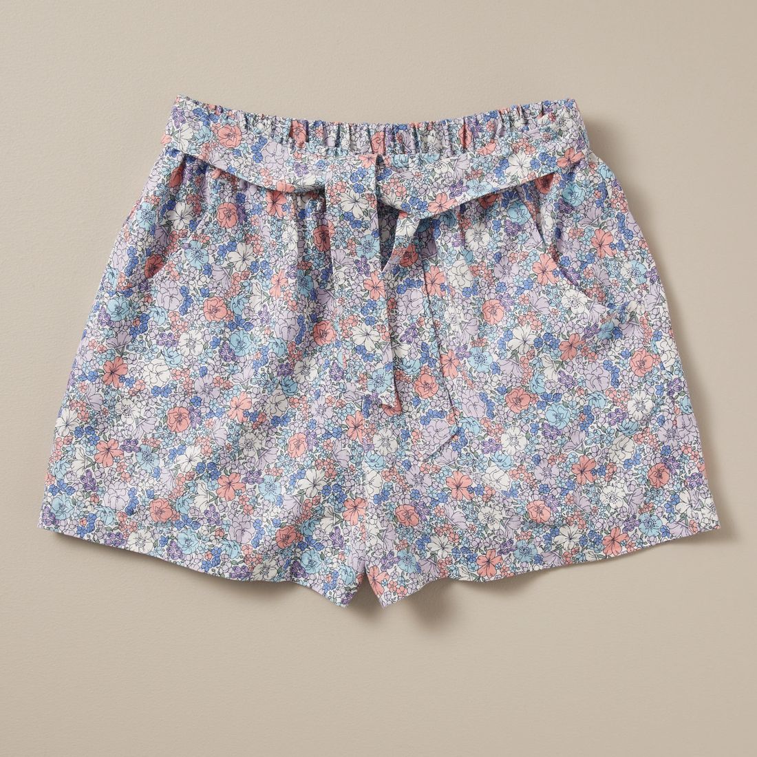 Linen Blend Tie Front Shorts | Target Australia
