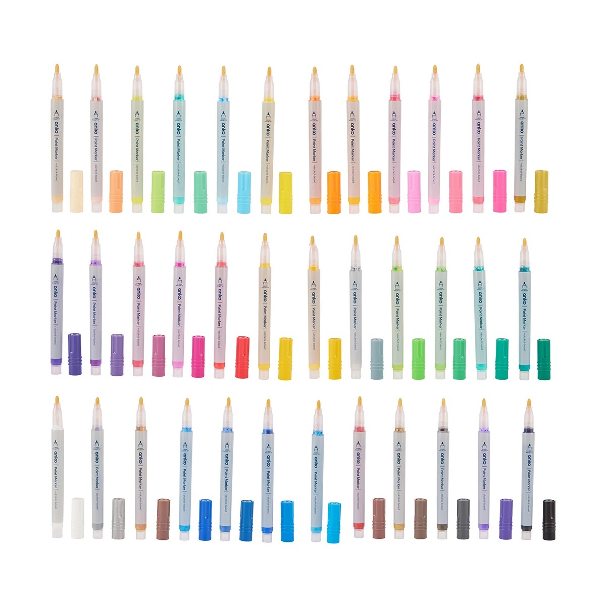 Acrylic Paint Markers, 36 Pack - Anko | Target Australia