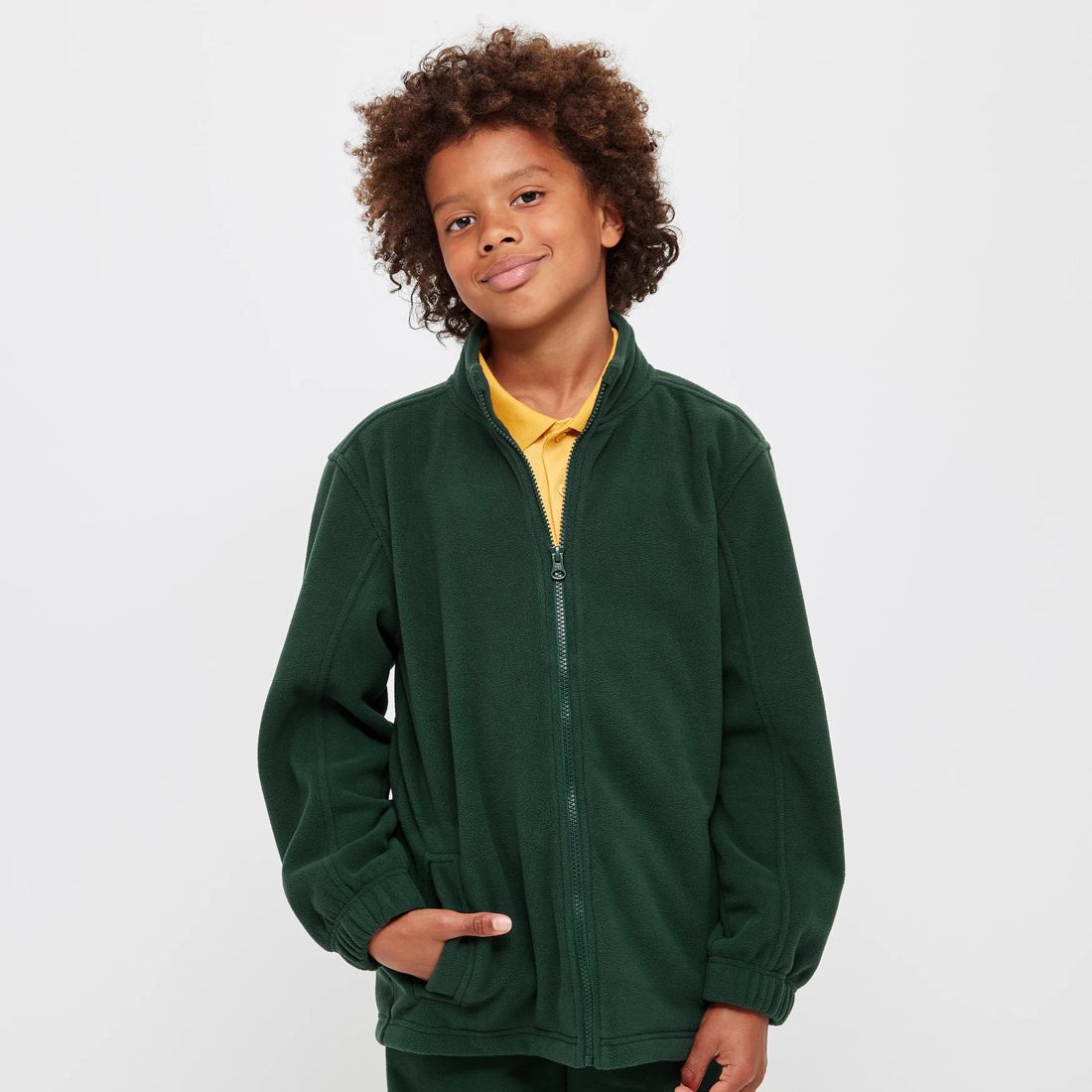 School Polar Fleece Jacket - Bottle Green | Target Australia