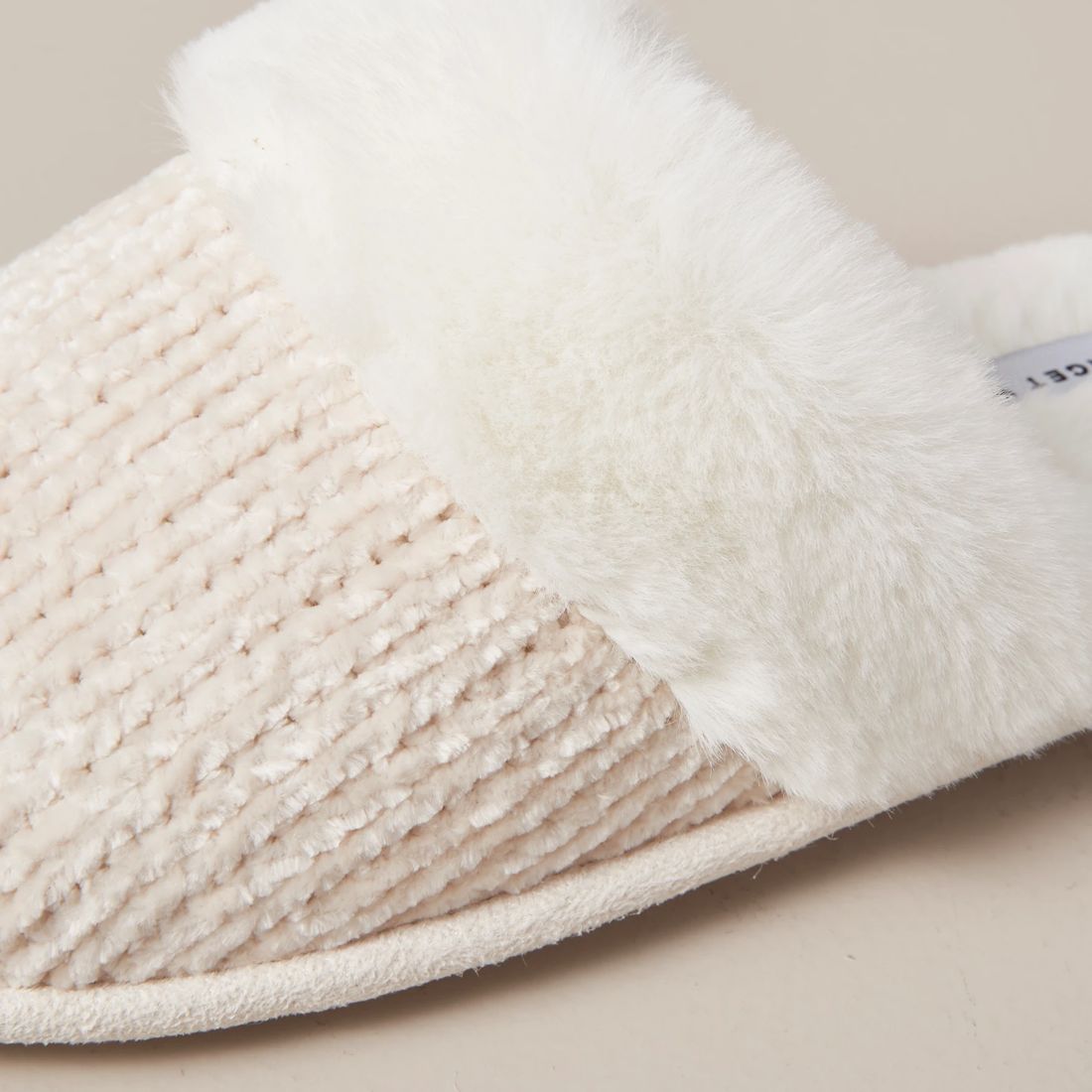Sabel Chenille Plush Lined Slipper Scuffs | Target Australia