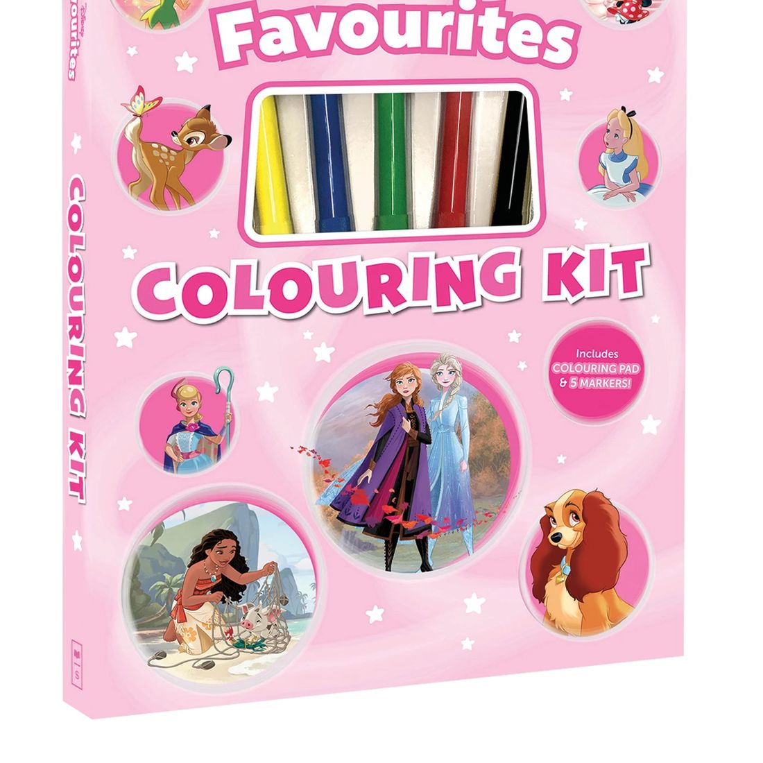 Disney Favourites: Colouring Kit - Pink | Target Australia