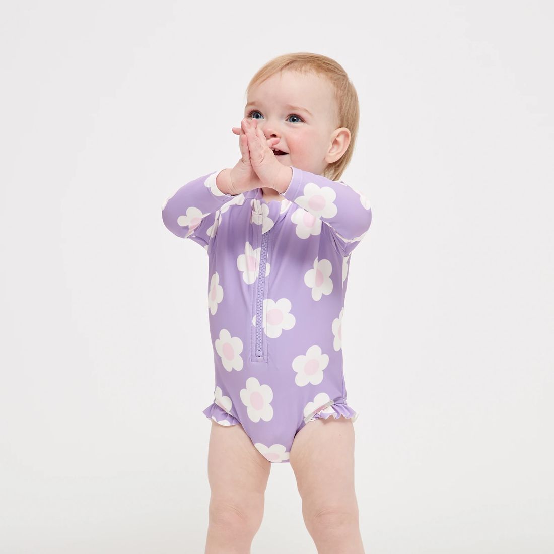 2 Piece Baby Unitard Swim Set with Hat | Target Australia