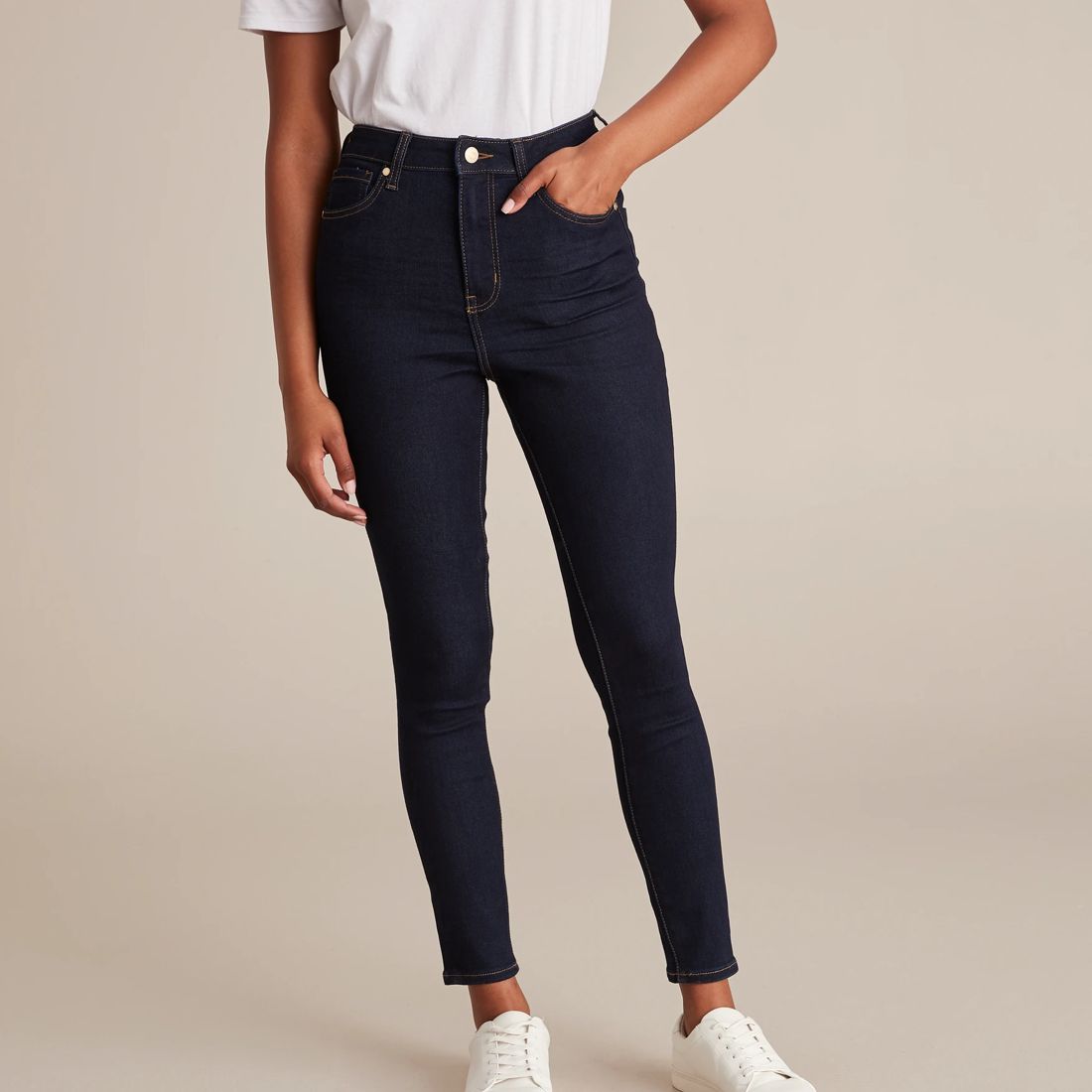 Sophie Skinny High Rise Ankle Length Denim Jeans | Target Australia