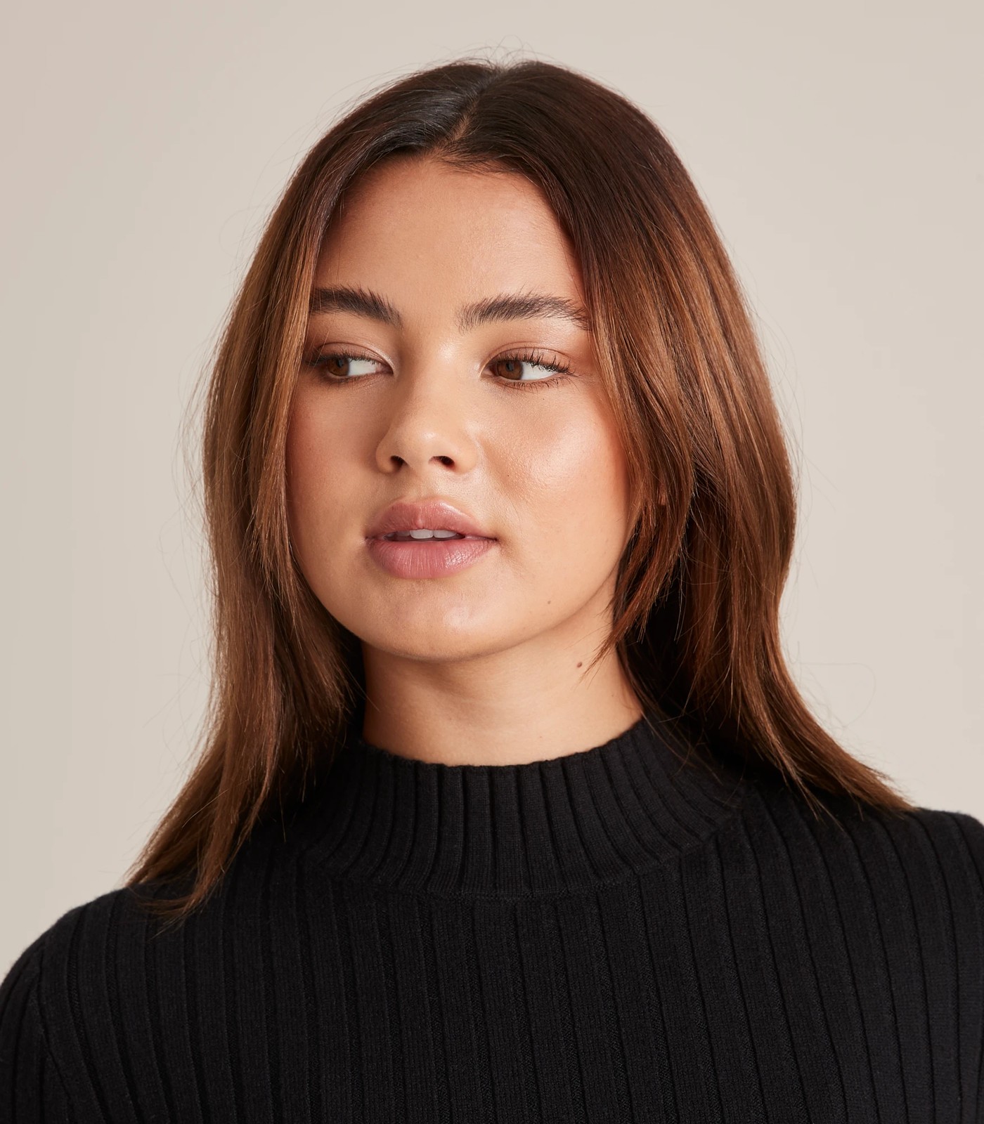Lily Loves Cropped Rib Knit Skivvy | Target Australia