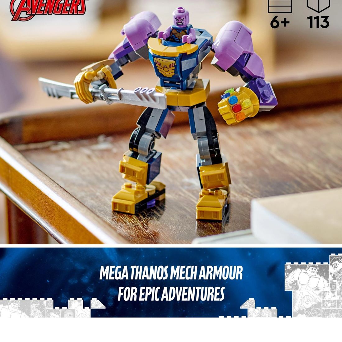 LEGO® Marvel Thanos Mech Armour 76242 | Target Australia