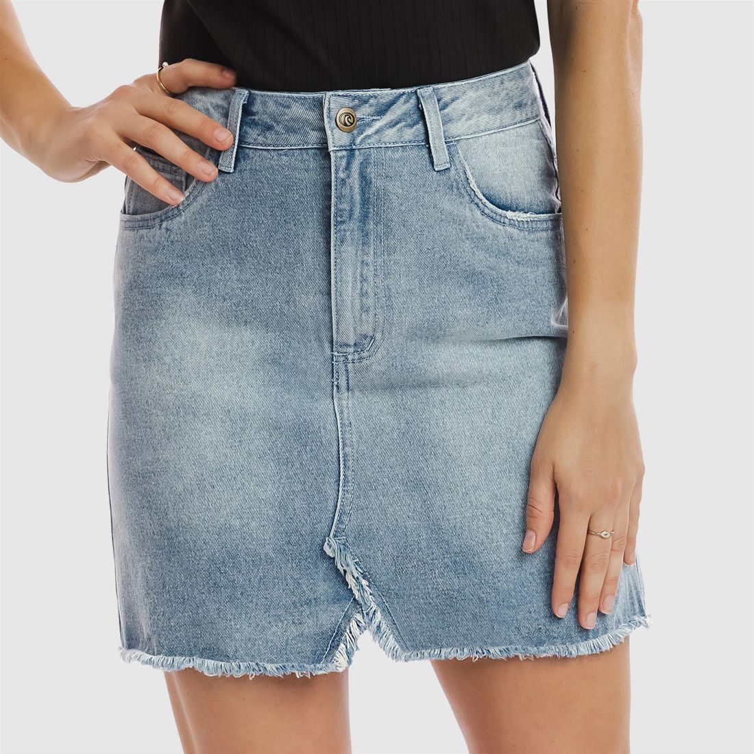 Piping Hot Denim Mini Skirt | Target Australia