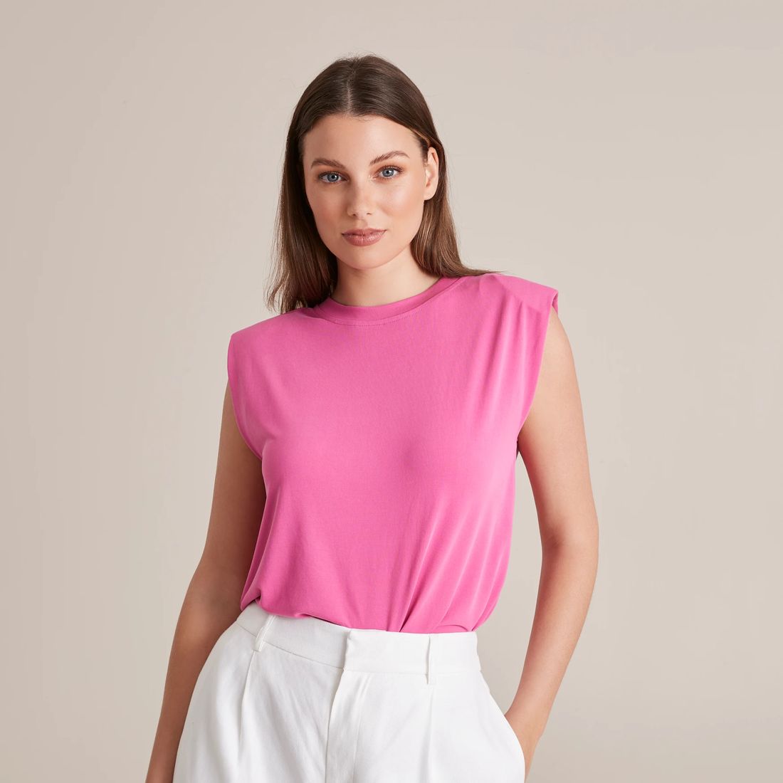 Preview Padded Shoulder Tank Top | Target Australia