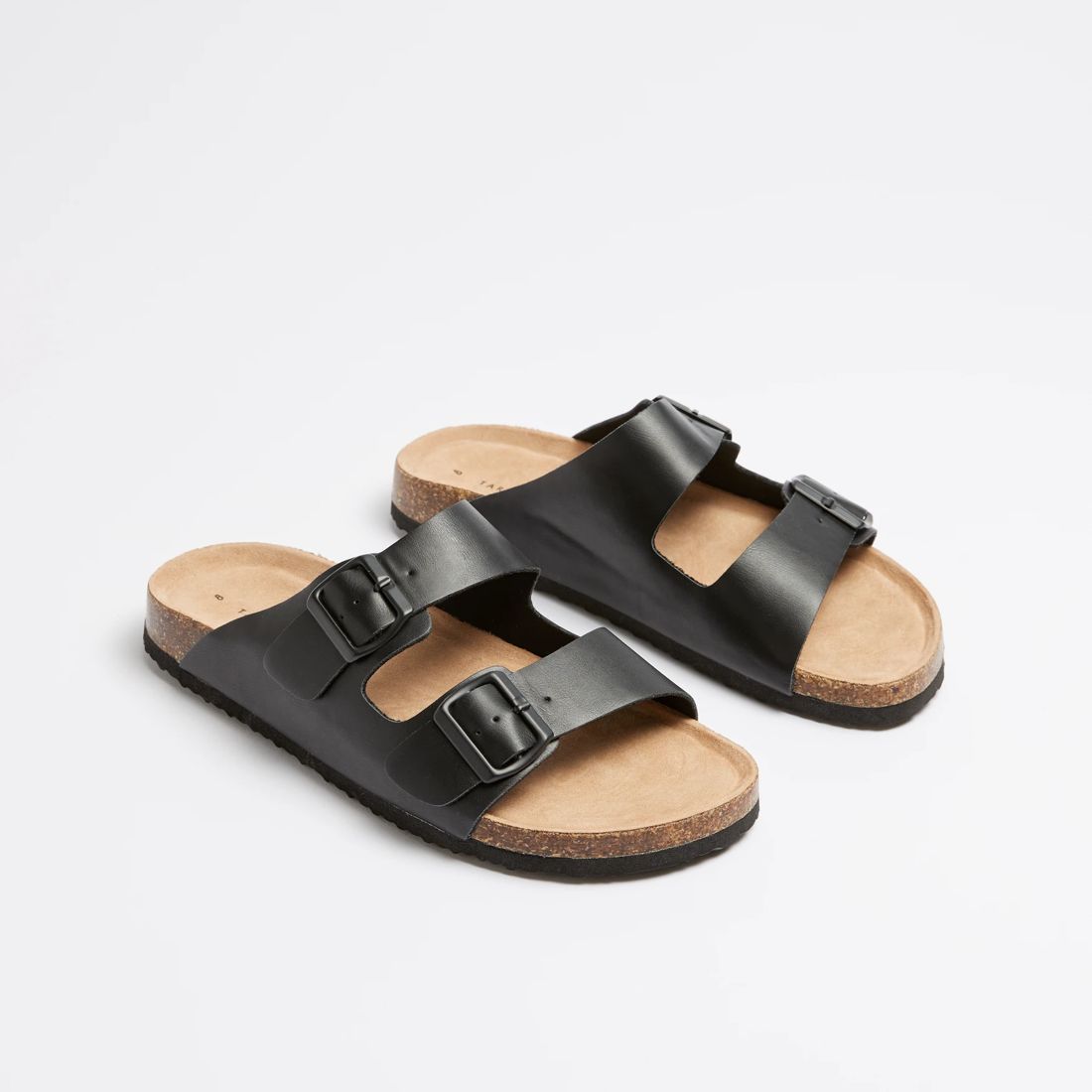 Mens Moulded Cork Sandals - Black | Target Australia