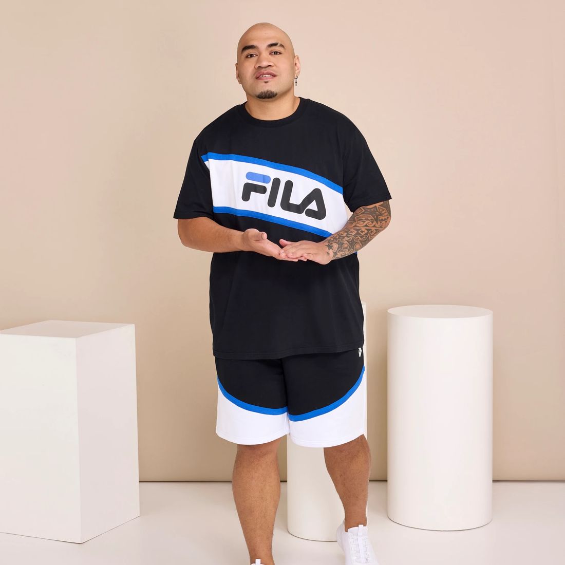 Fila Plus Willis Tee Black | Target Australia