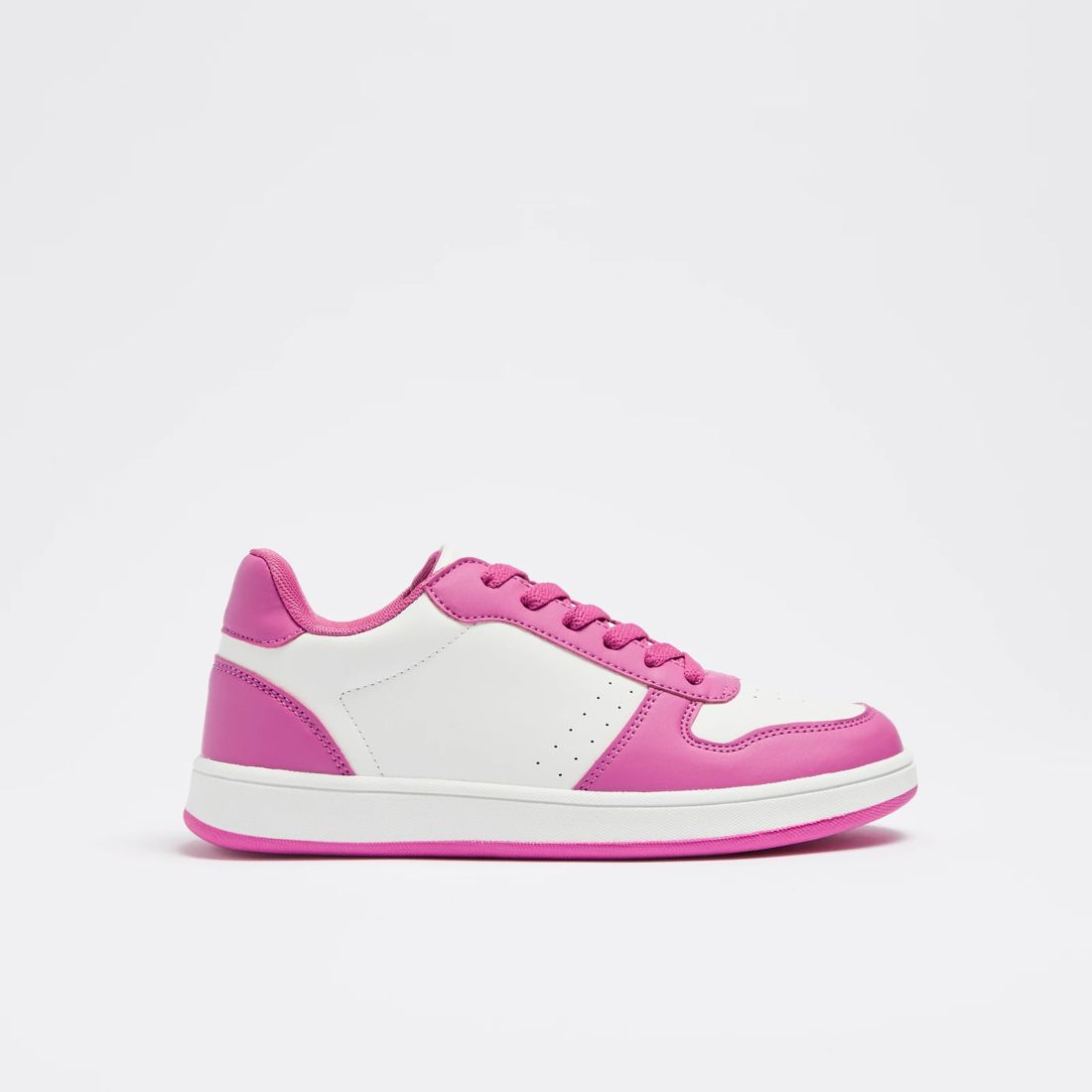 Girls Youth Low Top Sneakers - White / Pink | Target Australia