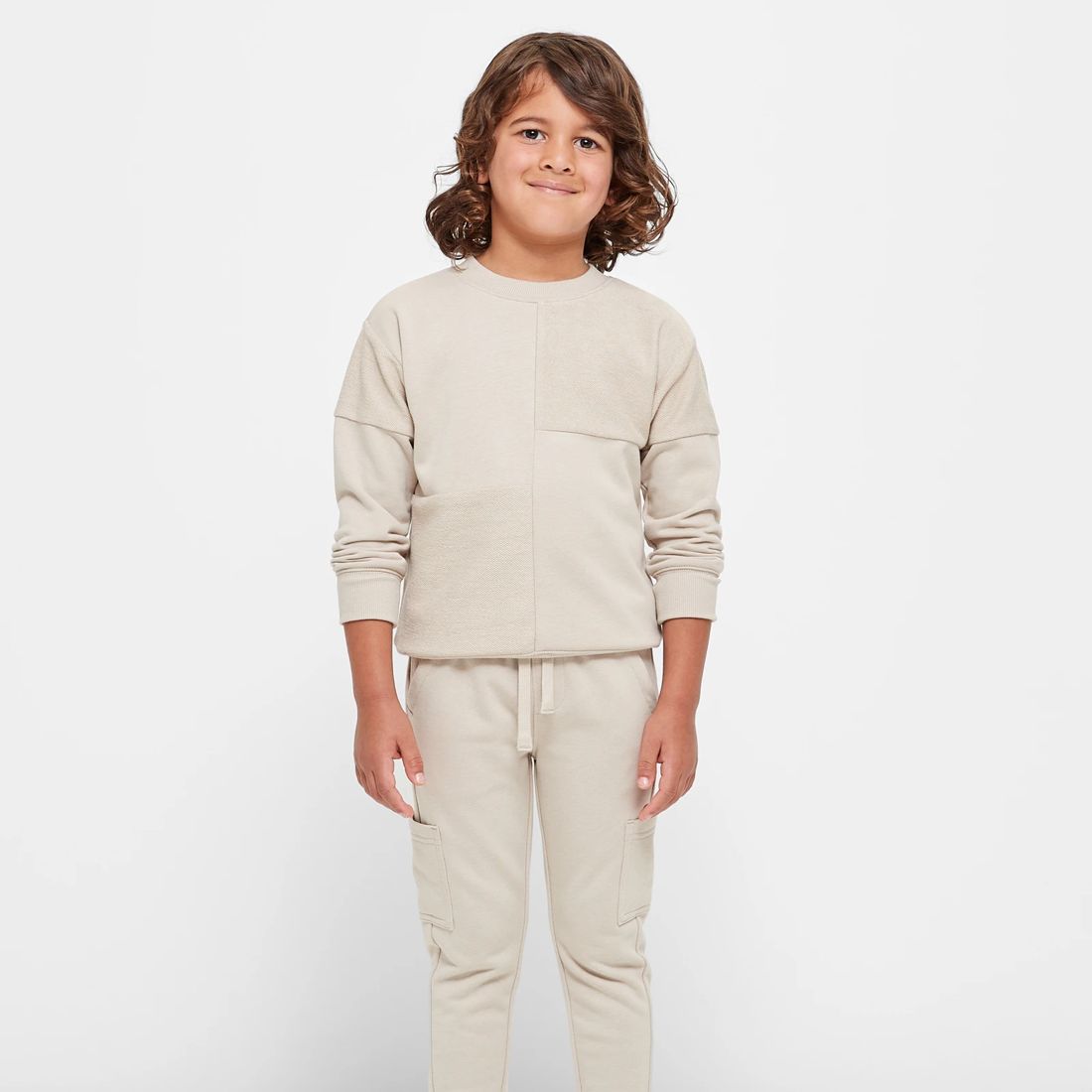 Mix and Match Slim Cargo Trackpants - Cream | Target Australia