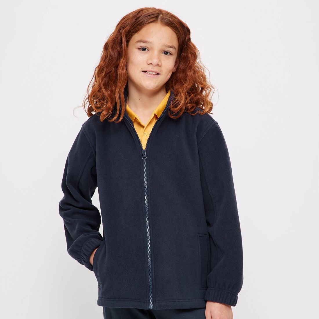 School Polar Fleece Jacket - Navy Blue | Target Australia