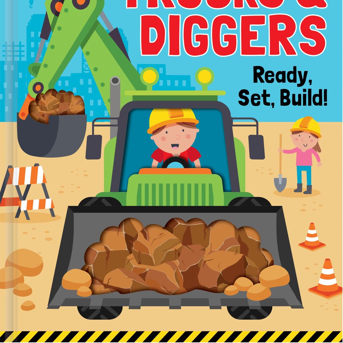 Trucks & Diggers - Peek Through Picture Book | Target Australia