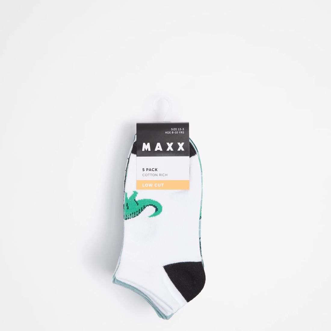 Maxx Low Cut Dinosaur Socks - 5 Pack | Target Australia