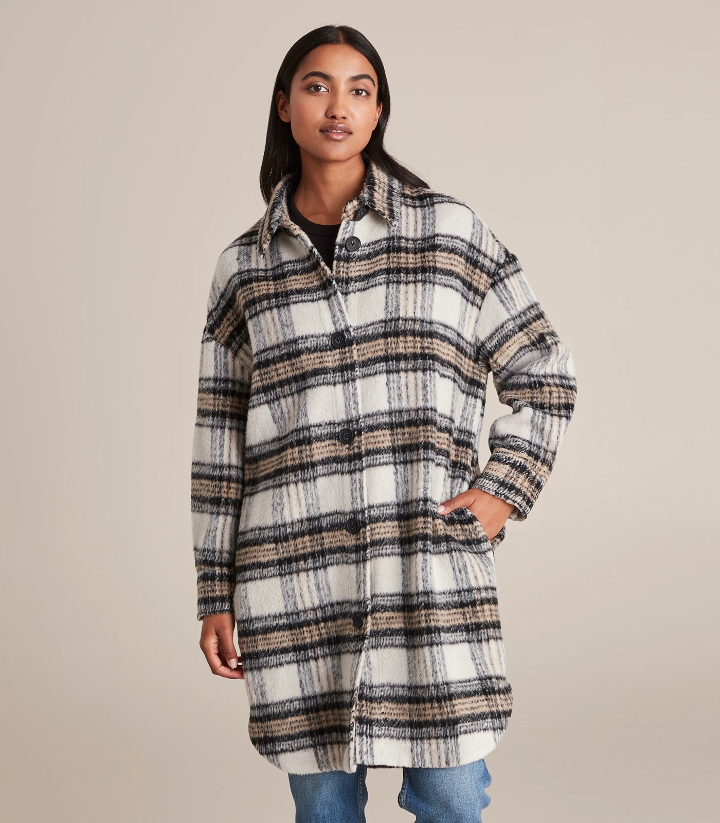 Longline Shacket | Target Australia