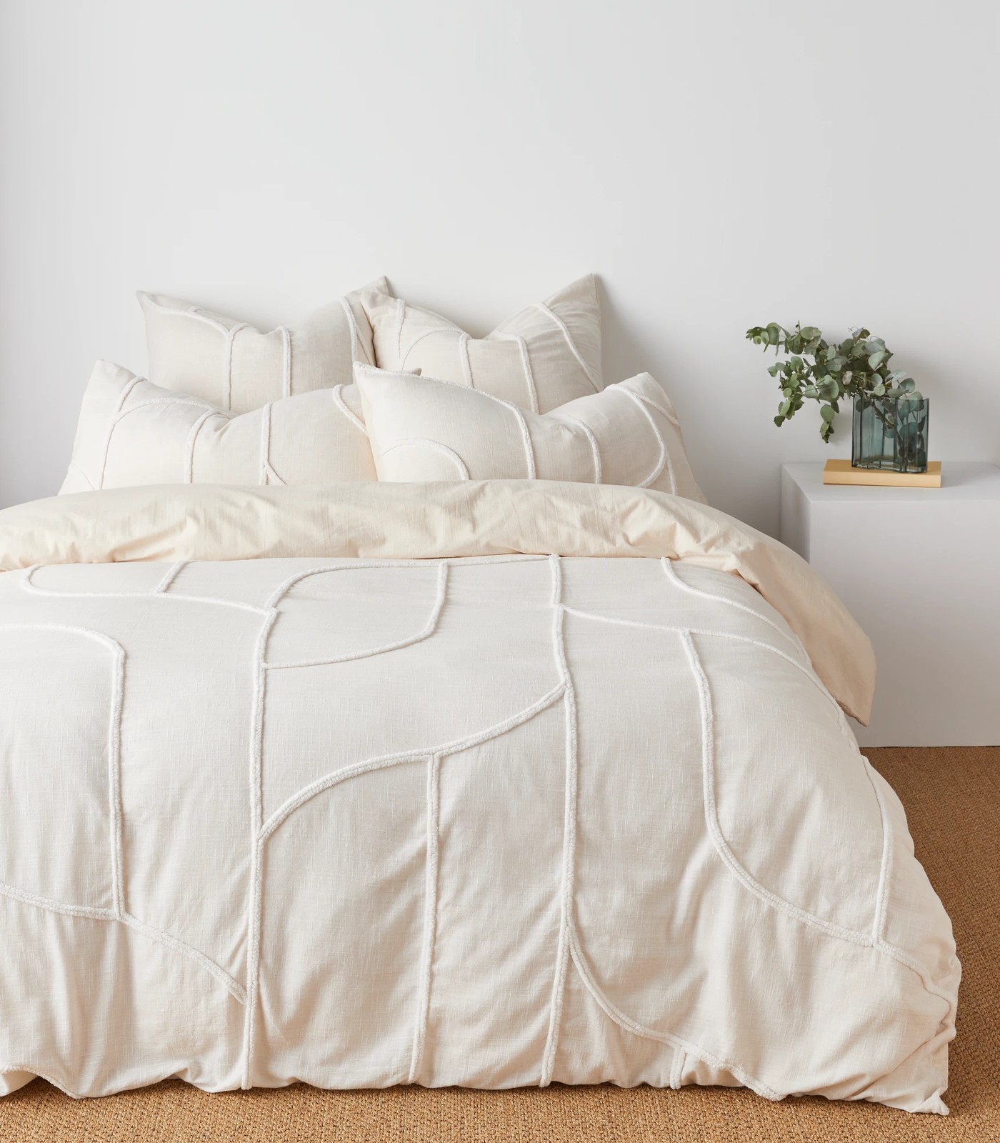 Lorah Tufted Quilt Cover Set | Target Australia