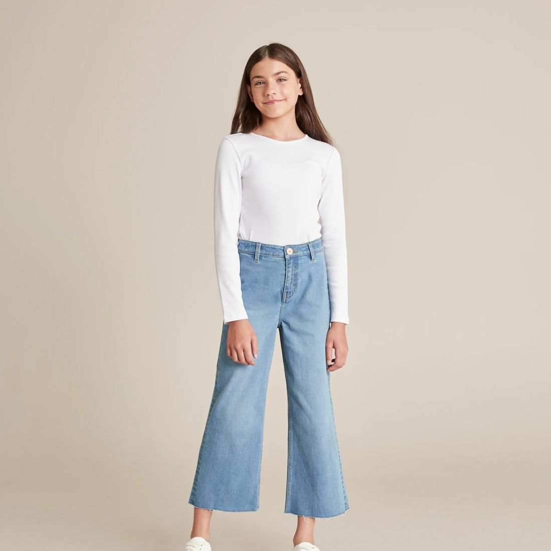 Girls Wide Leg Denim Jeans | Target Australia