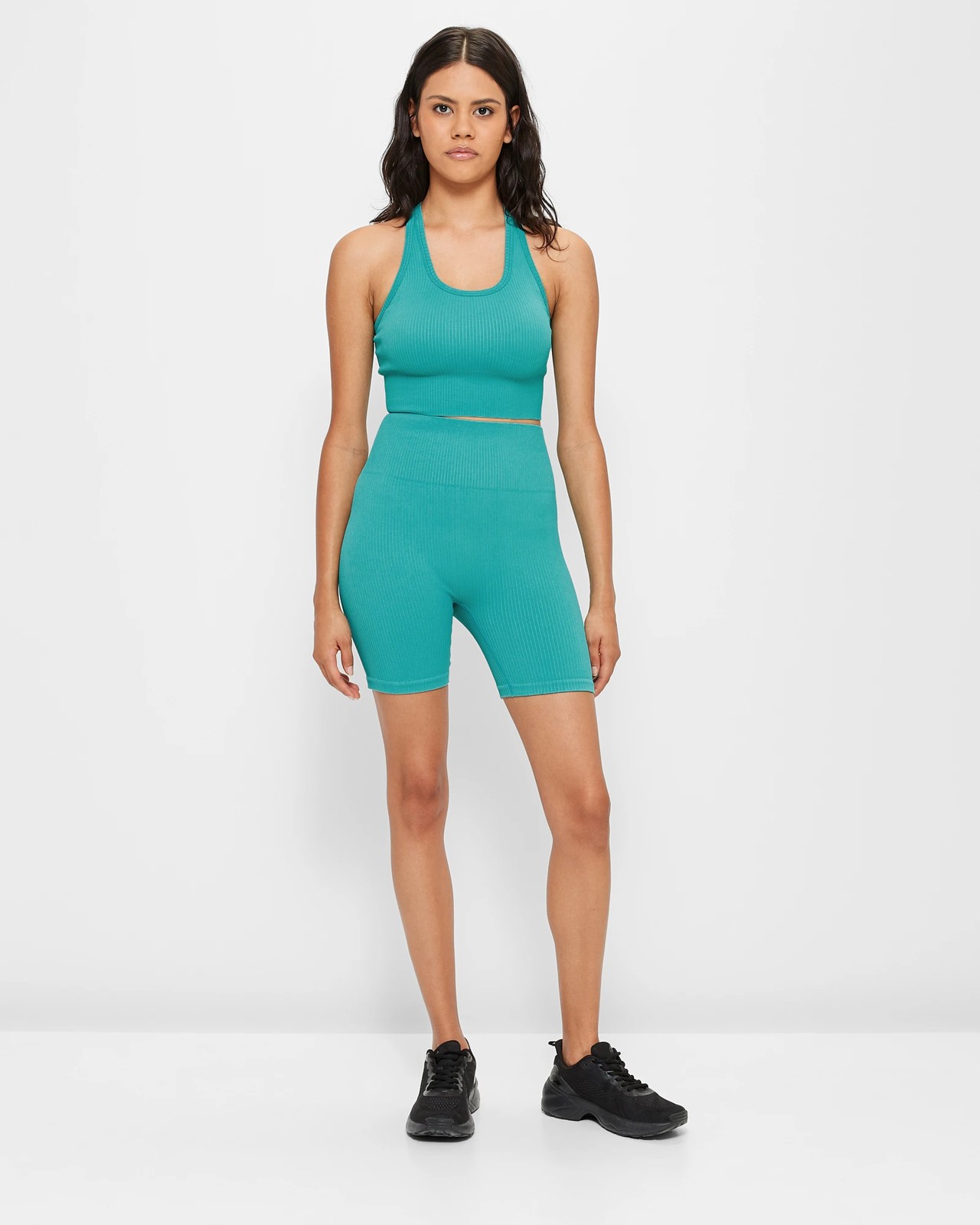 Active Seamfree Ribbed Longline Crop Top | Target Australia