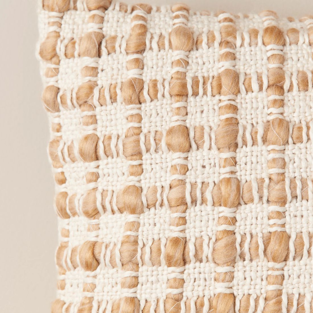 Wyatt Textured Cushion - Neutral | Target Australia