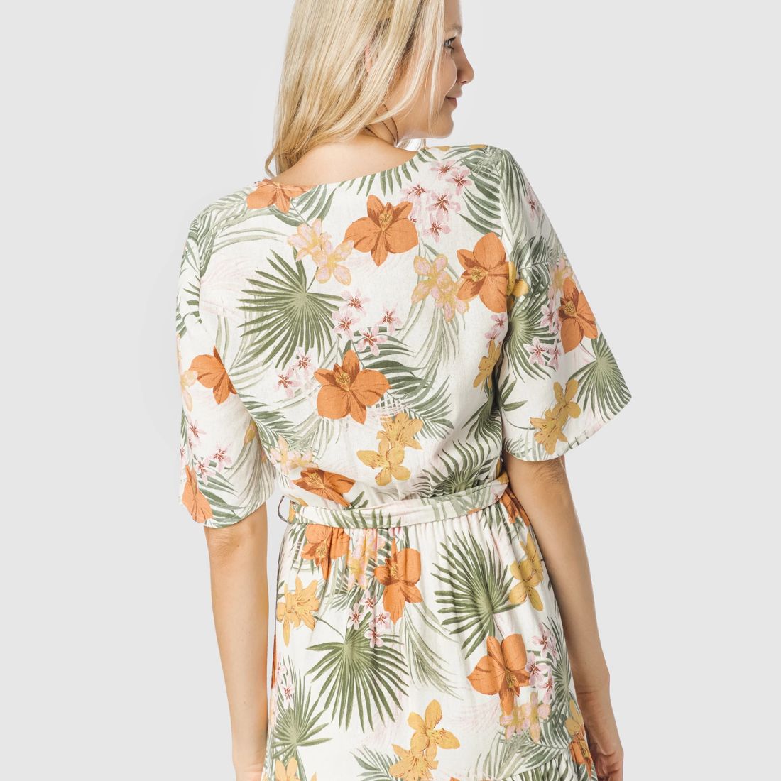 Piping Hot Wrap Frill Midi Dress | Target Australia