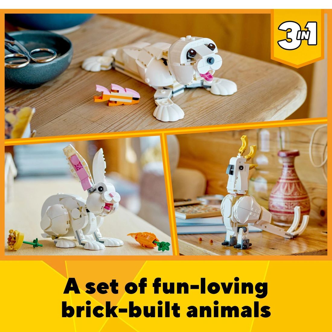 LEGO® Creator 3in1 White Rabbit 31133 | Target Australia