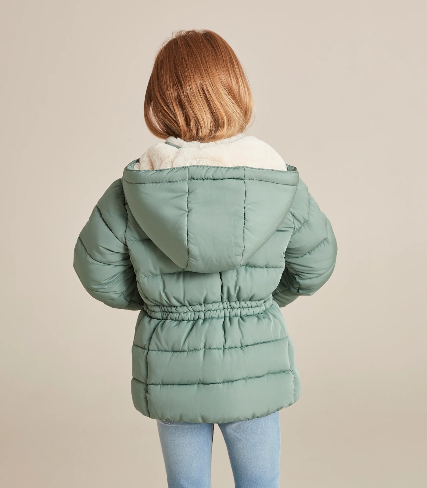 Longline Puffer Jacket Target Australia