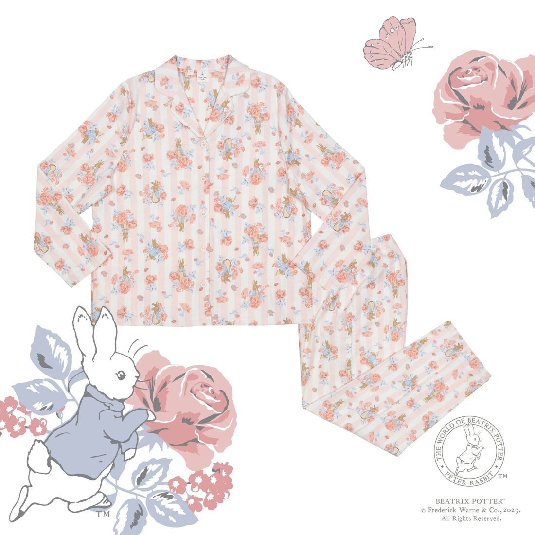 Womens Family Matching Peter Rabbit Flannelette Pyjama Set | Target ...