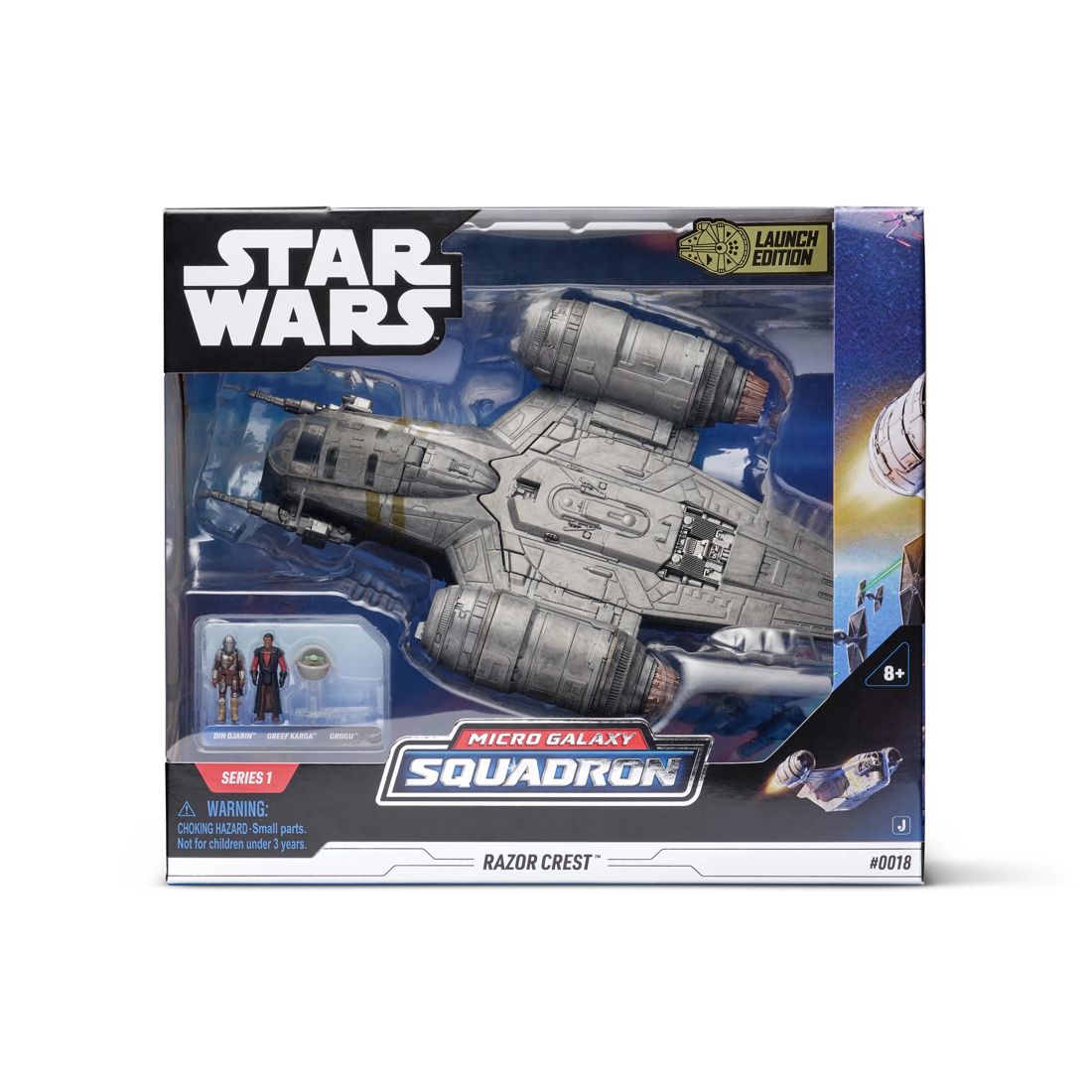 Star Wars Micro Galaxy Squadron Razor Crest W1 8-inch | Target Australia