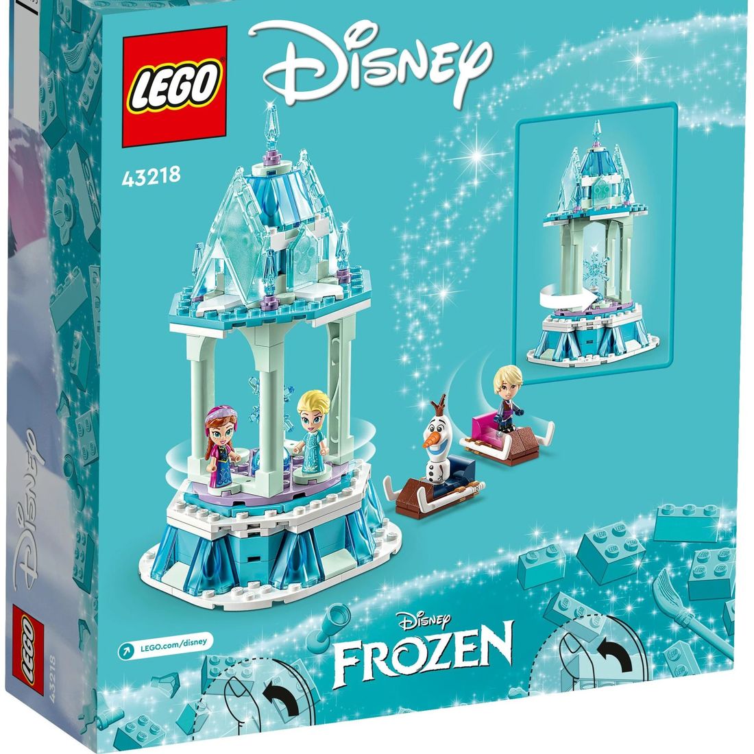 LEGO® Disney Anna and Elsa’s Magical Merry-Go-Round 43218 | Target ...