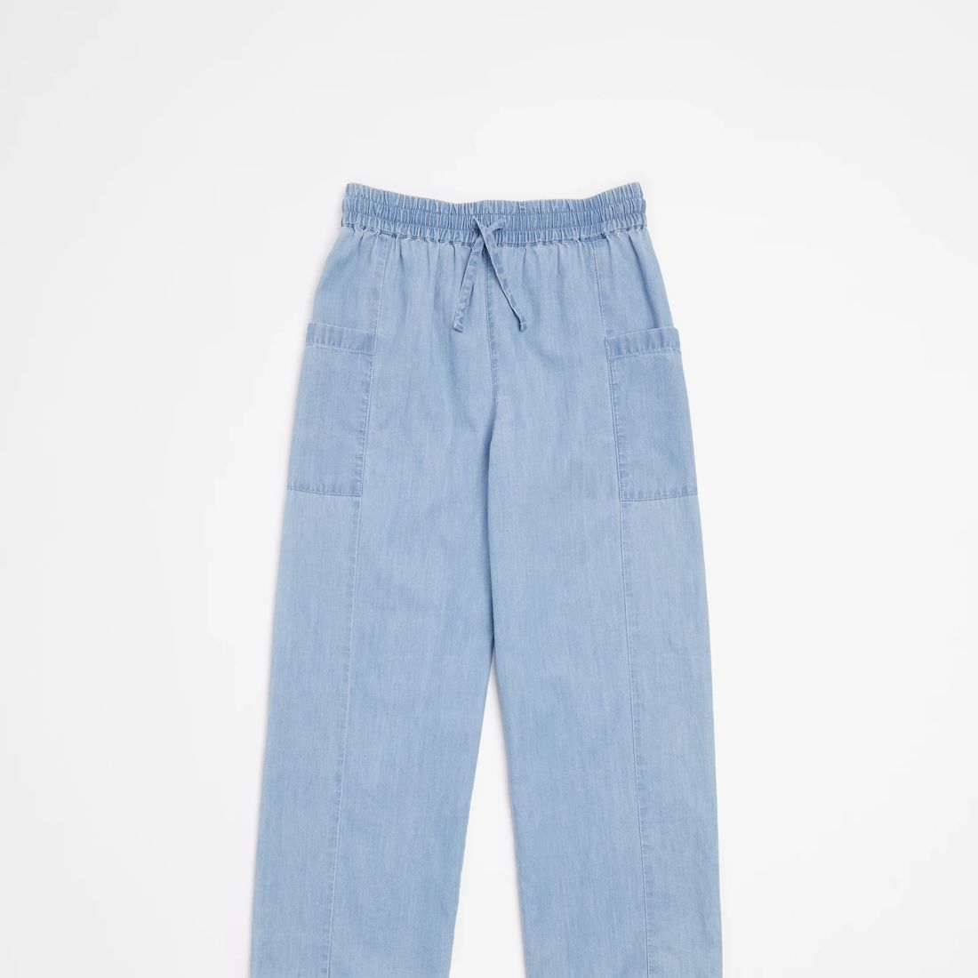 Wide Leg Chambray Pant | Target Australia