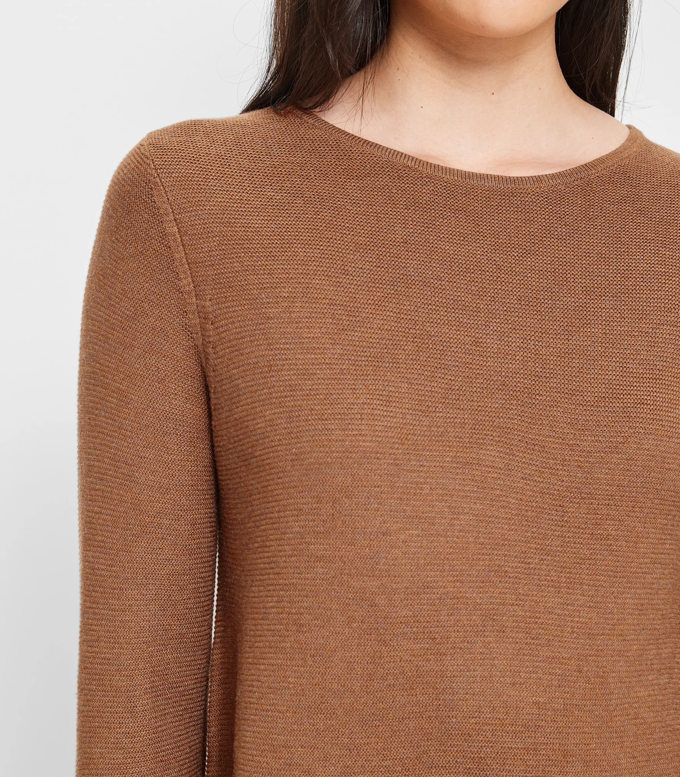 Stitch Curve Hem Jumper | Target Australia