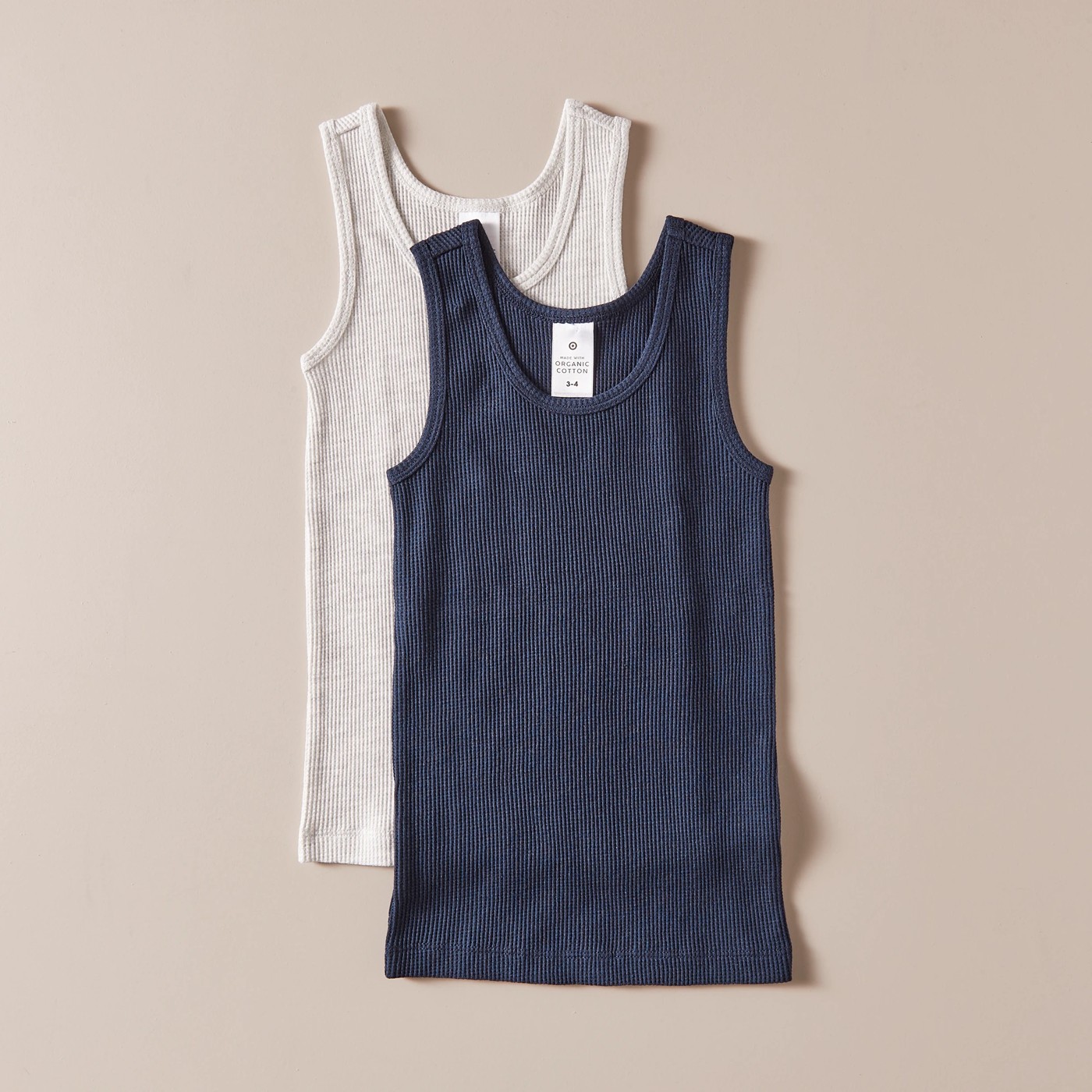 2 Pack Organic Cotton Thermal Vests | Target Australia