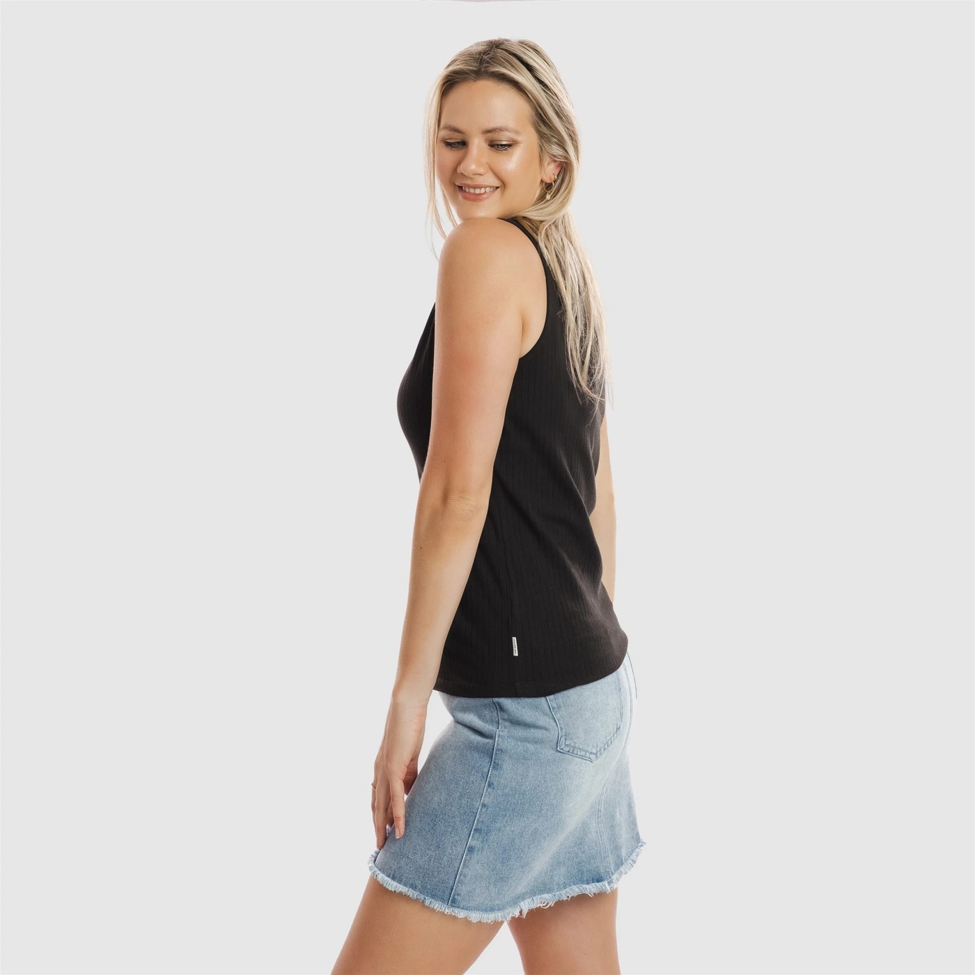 Piping Hot Rib Scoop Tank Top | Target Australia