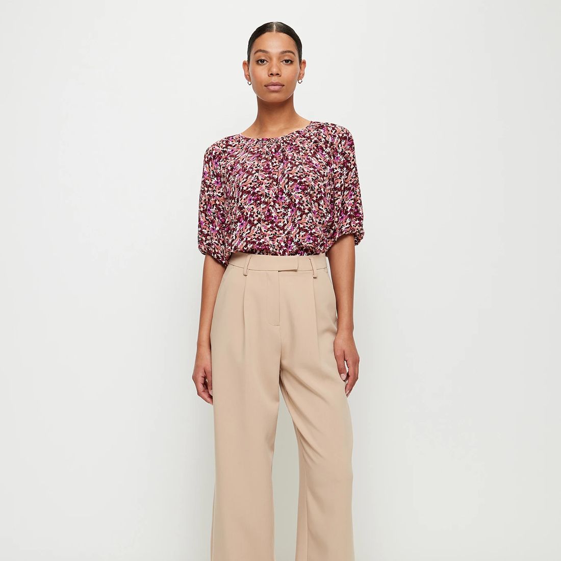 Short Sleeve Gathered T-Shirt - Preview | Target Australia