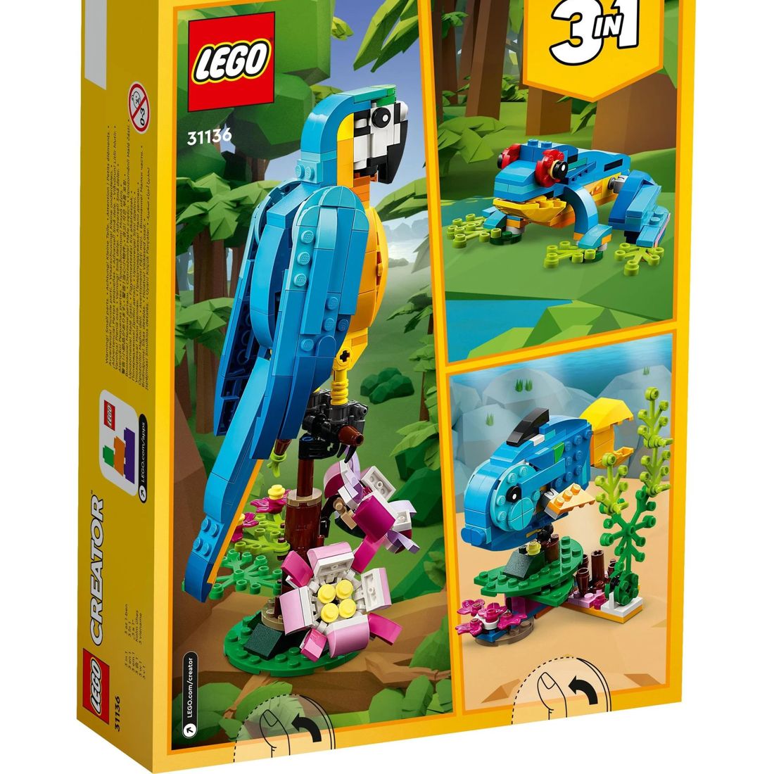 LEGO® Creator Exotic Parrot 31136 | Target Australia