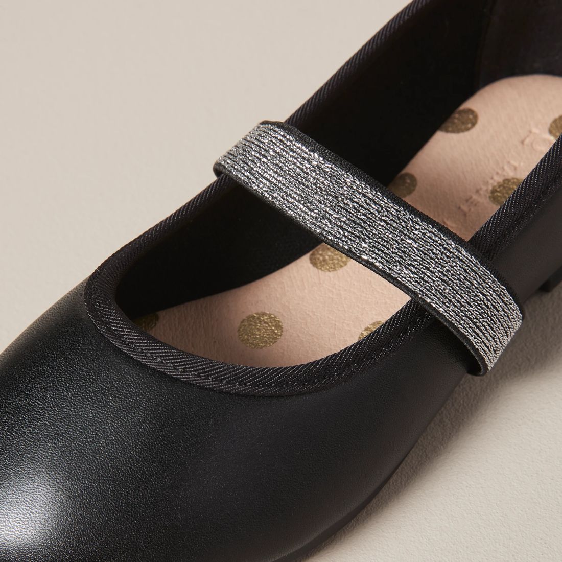 Kids Junior Glitter Band Ballet Flats | Target Australia