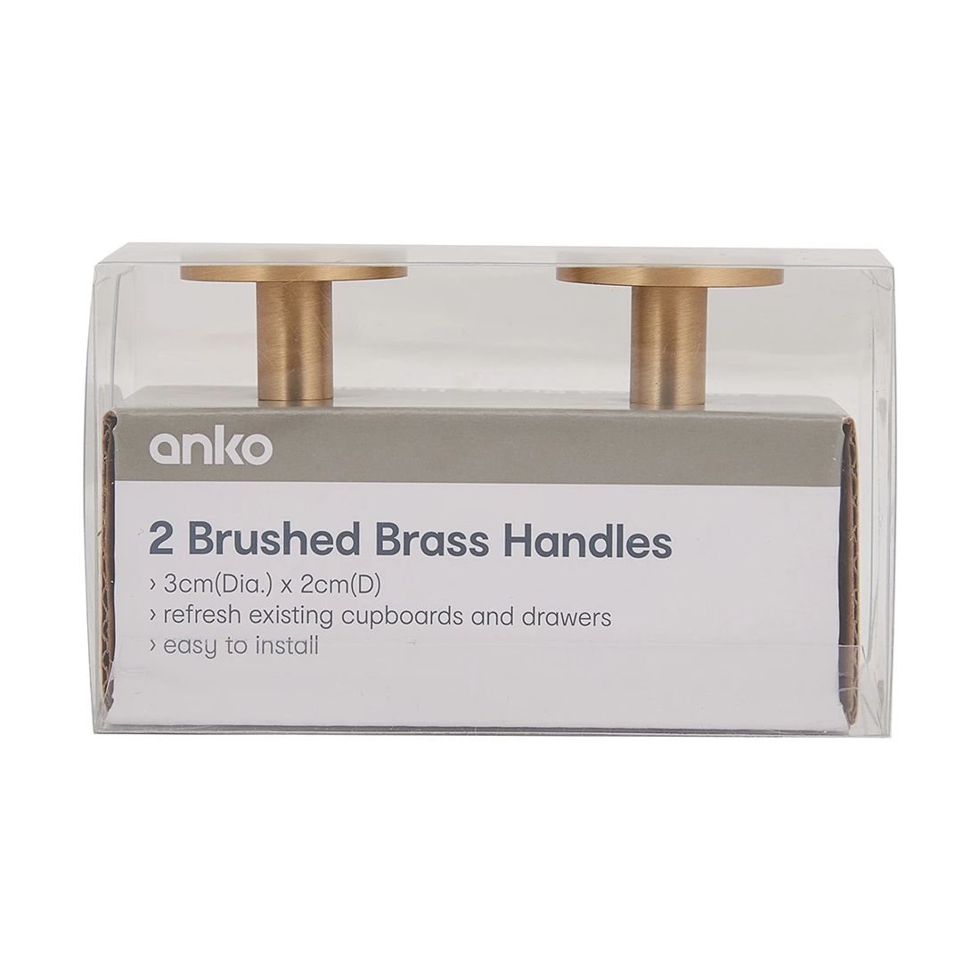 Brass Handles, 2 Pack - Anko | Target Australia