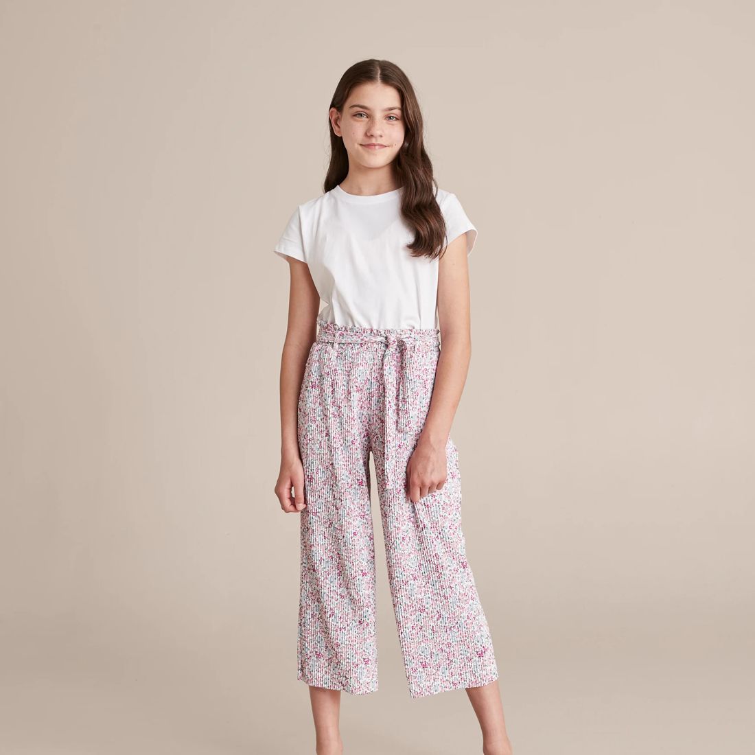 Pleat Knit Wide Leg Pants | Target Australia