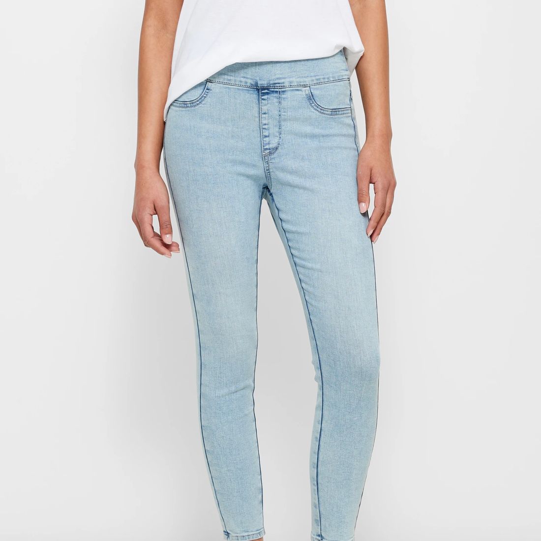 Lydia High Rise Crop Length Denim Jeggings | Target Australia